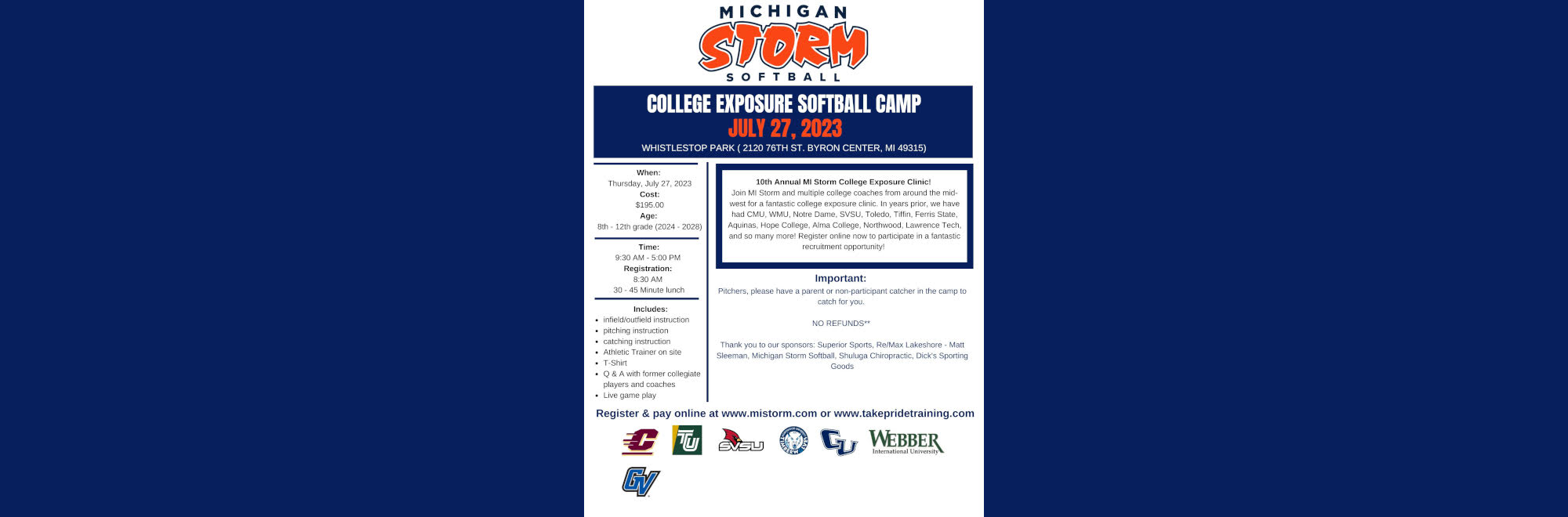 Home - Michigan Storm Softball