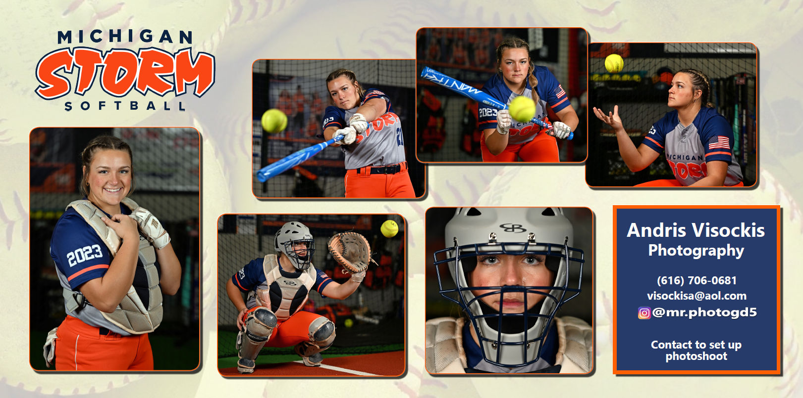 Official Storm Photographer – Michigan Storm Softball