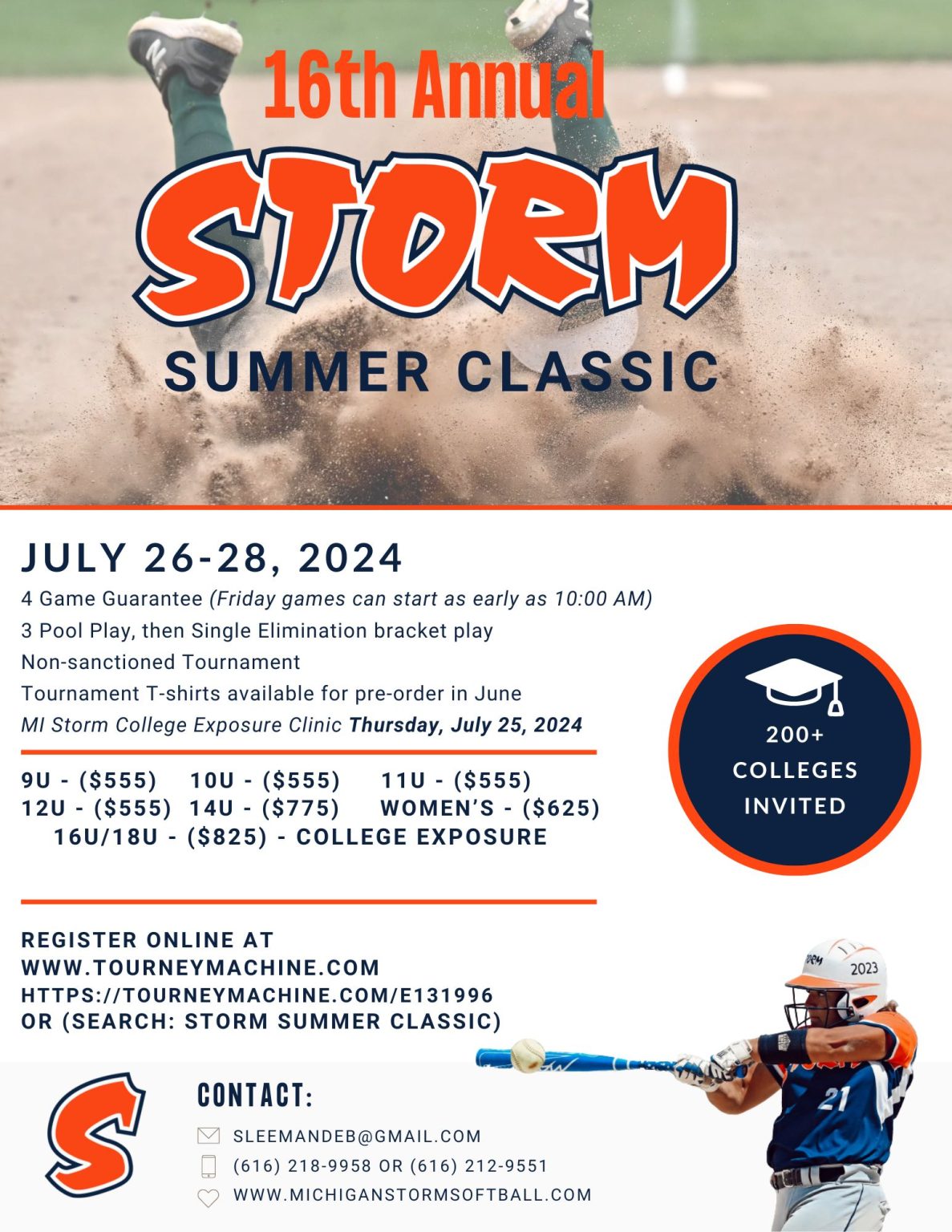 Storm Summer Classic – Michigan Storm Softball