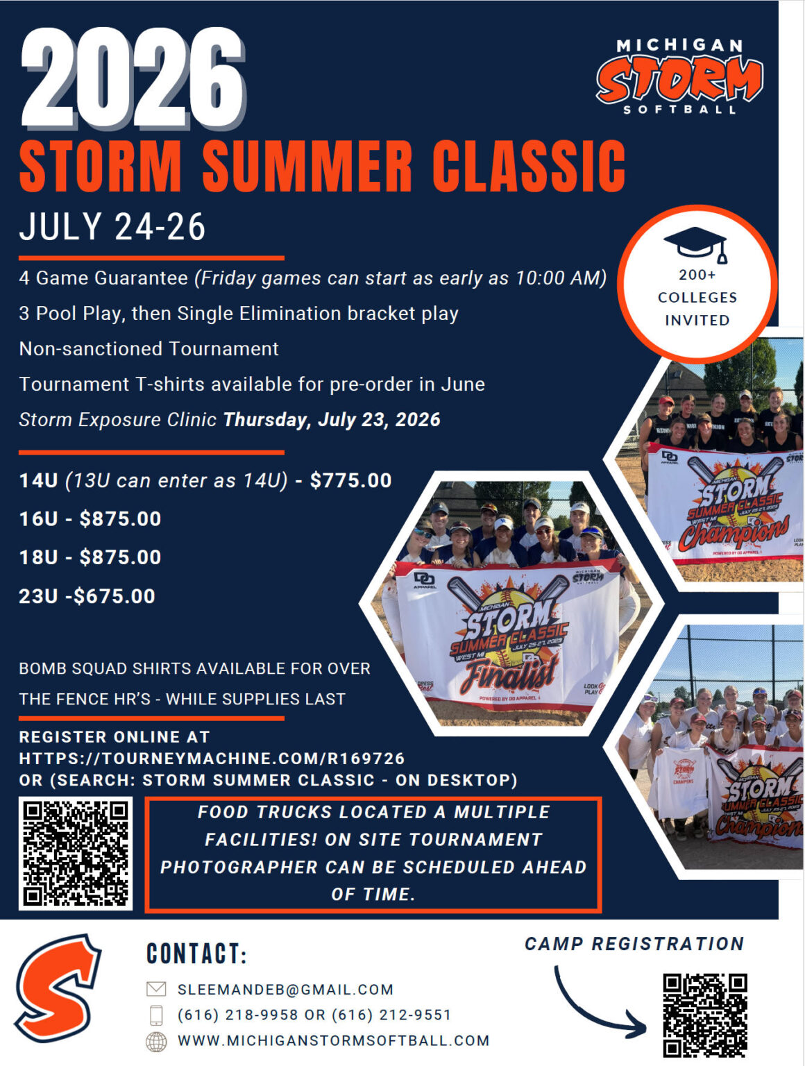 Storm Summer Classic – Michigan Storm Softball